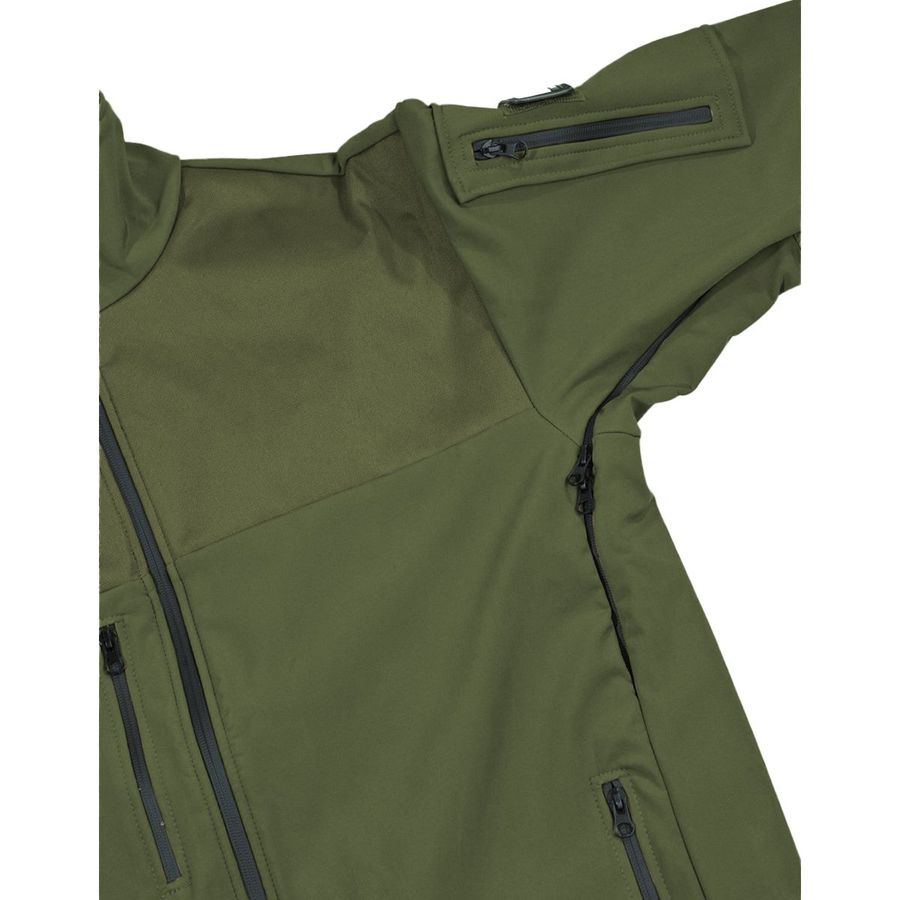 MFH AUSTRALIA SOFT SHELL JACKET OD GREEN - 深圳市龙威户外用品有限公司